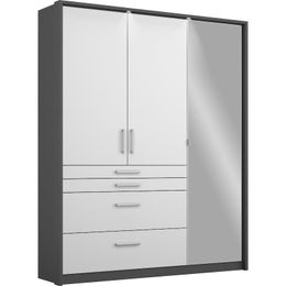 Rauch Dreht&uuml;renschrank &raquo;Kleiderschrank Schrank Garderobe Garderobenschrank HOMBURG&laquo; inkl. Passepartout, oberer Schubkasten mit Einteilung MADE IN 