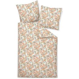 Janine Bettw&auml;sche &raquo;CARMEN S55083-04&laquo; mit Rei&szlig;verschluss orange Interlock-Jersey, Obermaterial: 100% Baumwolle B/L: 155cm x 200cm, 1 Stk., 1 Stk., Interlock-