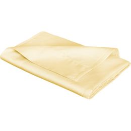 Fleuresse Betttuch &raquo;Colours&laquo; offenes Bettlaken gelb Mako-Satin, Obermaterial: 100% Baumwolle B/L: 220cm x 260cm, 1 Stk., Mako-Satin, 220x260 15cm