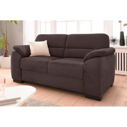 Sit & More sit&more 2-Sitzer &raquo;Montego, B: 168 cm&laquo; mit Federkern braun Luxus-Microfaser (90% Polyester, 10% Polyamid);Struktur (100% Polyester);Luxus-Microfaser 