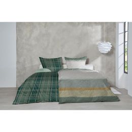 Primera Bettw&auml;sche &raquo;Feinbiber-Bettw&auml;sche&laquo; 2 Stk. samtweich und nat&uuml;rlich aus reiner Baumwolle gelb Flanell, Obermaterial: 100% Baumwolle B/L: 155cm x 220cm, 1