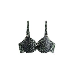 next Bikini Top female size 75 Light green / Dark green / Black