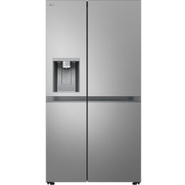 LG Side-by-Side &raquo;GSLE81PYBD&laquo; 179 cm hoch 91,3 cm breit Wasser-/Eis-/Crushed Ice-Spender, Wassertank, Door Cooling+ silber Einheitsgr&ouml;&szlig;e
