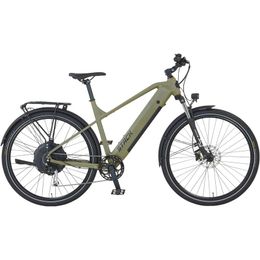 Prophete Unisex &raquo;Stack 2.0&laquo; 9 Gang Shimano Alivio Schaltwerk Kettenschaltung Heckmotor 250 W Pedelec, Elektrofahrrad f&uuml;r Herren grau 52cm, 29 Zoll (