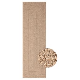 MERINOS Teppich &raquo;Kenzy 2&laquo; rechteckig 10 mm H&ouml;he robuster In- und Outdoor Teppich im nat&uuml;rlichen Jute-Look, wetterfest beige Polypropylen B : 80cm 1 