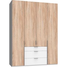 wimex Kleiderschrank &raquo;New York&laquo; wahlweise 208 oder 236cm hoch wei&szlig; B/H/T: 180cm x 236cm x 58cm, Schubladen: 3 Stk. T&uuml;ren: 4 Stk.