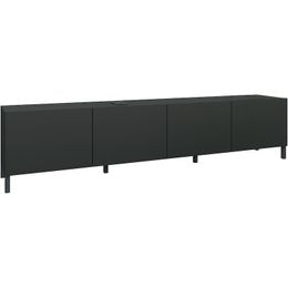 borchardt M&ouml;bel borchardt M&ouml;bel Lowboard &raquo;Sophia, TV-Schrank mit Metallf&uuml;&szlig;en&laquo; Metallf&uuml;&szlig;e, grifflose Optik Holzwerkstoff B/H/T: 200cm x 45cm x 35cm, 3 Stk.