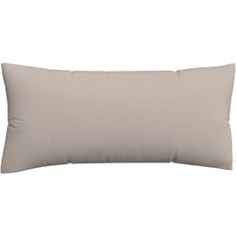 Schlafgut Kissenbezug &raquo;Premium Kissenbezug Woven Satin (1 St)&laquo; Ton-in-Ton Rei&szlig;verschluss, Fadendichte von 300tc, Uni, OEKO Tex beige Mako-Satin, Obermaterial: 