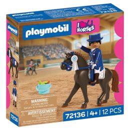 Playmobil Konstruktions-Spielset &raquo;Dressurreiten (72136), I Love Horses&laquo; Made in Europe Einheitsgr&ouml;&szlig;e Konstruktions-Spielset