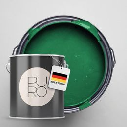 A.S. Cr&eacute;ation Wandfarbe &raquo;Premium Innenwandfarbe PURO Tuchmatt sage green&laquo; ideal f&uuml;r Wohnzimmer, Schlafzimmer, Flur und K&uuml;che, Farbwelt Gr&uuml;n gr&uuml;n 2,5 l 2,5ml