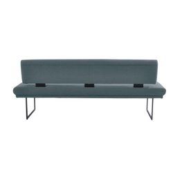 K+w Komfort & Wohnen K+W Komfort & Wohnen Polsterbank &raquo;Longbeach&laquo; 1 Stk. tlg. mit Metallkufen in schwarz Struktur, in der Breite 204cm oder 224cm blau B/H/T: 224cm x 89cm 
