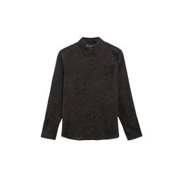 s.Oliver BLACK LABEL Bluse Damen Gr&ouml;&szlig;e S dunkelbraun / schwarz