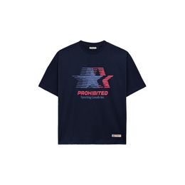 Prohibited T-Shirt Damen Gr&ouml;&szlig;e S dunkelblau / rot