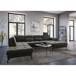 Sit & More sit&more Sofa-Kopfst&uuml;tze &raquo;Bendigo&laquo; grau Holzwerkstoff B/H/L: 50cm x 25cm