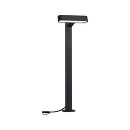 Paulmann LED Pollerleuchte &raquo;Plug & Shine Ito IP65 3000K 6W Anthrazit&laquo; 1 Stk. Warmwei&szlig; Einzelleuchte Horizontale Ausrichtung grau 1, H: 110,3cm, 1 Stk.