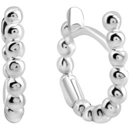 Firetti Damen Paar Creolen &raquo;Schmuck Geschenk Silber 925 Ohrschmuck Ohrringe Kugeln&laquo; silber 11mm, Silber 925 (Sterlingsilber)