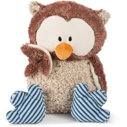 Nici Kuscheltier &raquo;Eule Oscar, 50 cm&laquo; Kopf drehbar blau Einheitsgr&ouml;&szlig;e Kuscheltier