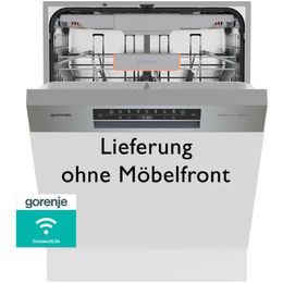Gorenje teilintegrierbarer Geschirrsp&uuml;ler &raquo;GI673A92X&laquo; 9,4 l 16 Ma&szlig;gedecke TotalDry - auto. T&uuml;r&ouml;ffnung silber Selbstreinigungsprogramm
