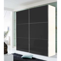 wimex Schwebet&uuml;renschrank &raquo;Level by fresh to go&laquo; mit Glast&uuml;ren wei&szlig; B/H/T: 250cm x 236cm x 65cm, T&uuml;ren: 2 Stk.