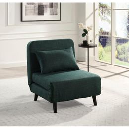 ATLANTIC HOME COLLECTION OTTO home Sessel &raquo;Robby&laquo; inkl. Schlaffunktion, mehrfach verstellbar, Strukturbezug gr&uuml;n Struktur, B/H/T: 75cm x 83cm x 85cm