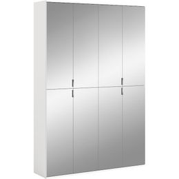 Home Affaire Garderoben-Set &raquo;TRONDHEIM, 2-teilig, Breite 122cm, individuell platzier- & erweiterbar&laquo; Set, bestehend aus: 2x Garderobenschrank breit, 2