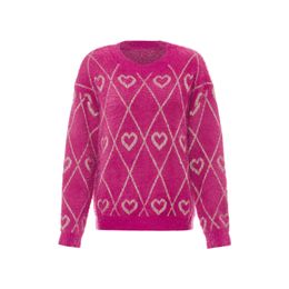 Ebeeza Pullover Damen Gr&ouml;&szlig;e M gold / cyclam