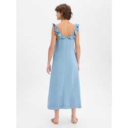 N&uuml;mph N&Uuml;MPH Kleid 'Nuelida' Damen Gr&ouml;&szlig;e 36 blue denim Sommerkleid