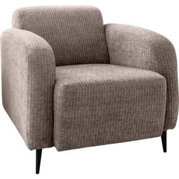 Home Affaire Cocktailsessel &raquo;Marone Loungesessel, bequem, Breite 85cm, bodenfrei&laquo; auch als 2-Sitzer und 3-Sitzer erh&auml;ltlich beige 100% Polyester 