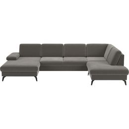 Sit & More sit&more Wohnlandschaft &raquo;Morris Jubi&laquo; wahlweise mit Armteilverstellung, Schlaffunktion & Bettkasten braun 100% Polyester B/H/T: 335cm x 82cm x 212cm, 