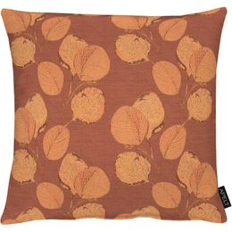 Apelt Dekokissen &raquo;2717&laquo; Kissenh&uuml;lle ohne F&uuml;llung, 1 St&uuml;ck orange Polyester, Viskose B/L: 46cm x 46cm, 1 Stk.