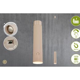 Briloner Leuchten LED Pendelleuchte &raquo;HANG&laquo; LED-Modul 1 Stk. 4,5x20,5 cm, Esszimmer, Wohnzimmer, Schlafzimmer 1, &Oslash; 4,5cm H: 160cm, 1 Stk.