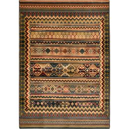 Theko Teppich &raquo;Gabiro 416&laquo; rechteckig 10 mm H&ouml;he Kurzflor, Orient Optik, Wohnzimmer bunt Kunstfaser B : 60cm 1 Stk., 10mm, L: 90cm