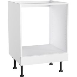 KOCHSTATION Herdumbauschrank &raquo;KS-Bern2&laquo; Breite 60 cm, Umbauschrank f&uuml;r Einbauherde, 1 feste Blende wei&szlig; Holzwerkstoff B/H/T: 60cm x 87cm x 58,4cm