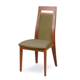 Home Affaire Esszimmerstuhl &raquo;CLIO&laquo; () 2 Stk.Stuhl mit wasserabweisender Stoff braun Massivholz B/H/T: 48cm x 101cm x 58cm, 2 Stk.