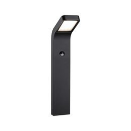 Paulmann LED Pollerleuchte &raquo;Kulma IP44 500mm 3000K 7,5W 500lm 230V Anthrazit Aluminium&laquo; 1 Stk. Warmwei&szlig; Bewegungsmelder seewasserresistent grau 1, H: 50cm, 1 