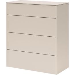 set one by Musterring Kommode &raquo;Riverside&laquo; Grifflos mit Push to Open Funktion, In 3 Farben erh&auml;ltlich beige Holzwerkstoff B/H/T: 82cm x 97cm x 42cm, 4 