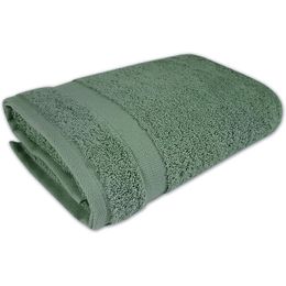 Framsohn frottier Badetuch &raquo;Organic Nature Duschtuch&laquo; weich, Bio Baumwolle, Hergestellt in &Ouml;sterreich gr&uuml;n Walkfrottier, Obermaterial: 100% Baumwolle 