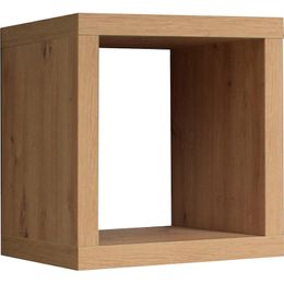 M&auml;usbacher Wandregal &raquo;Big System Office&laquo; Breite 40 cm braun Holzwerkstoff B/H/T: 40cm x 41cm x 40cm, 1 Stk.