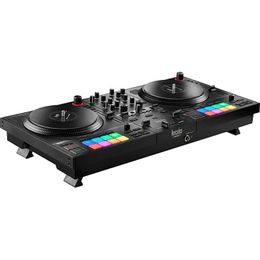Hercules DJ Controller &raquo;DJ Control Inpulse T7&laquo; schwarz Separate Vinyl-Schallplatte, Slipmat und Plattenteller, so dass Sie die Vinyl-Schallplatte 