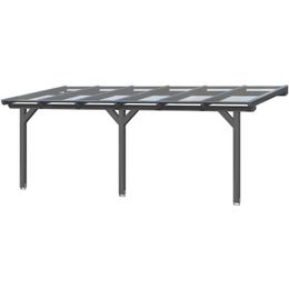 Skan Holz Terrassendach &raquo;Andria&laquo; Leimholz grau Leimholz B/H/T: 648cm x 258cm x 250cm