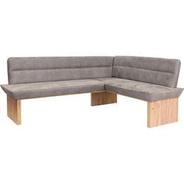OTTO home Eckbank &raquo;Beluna Polsterbank, Sitzecke&laquo; mit Wellenunterfederung im Sitz, TOPSELLER grau Polyester B/H/T: 210cm x 89cm x 169cm, Luxus-