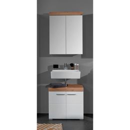 Welltime Badm&ouml;bel-Set &raquo;Avena&laquo; Set, 2 Stk. tlg. Holzwerkstoff, Kunststoff, Metall Einheitsgr&ouml;&szlig;e