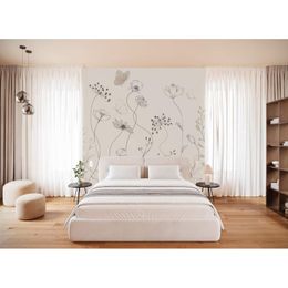 Komar Fototapete &raquo;Vlies Fototapete - Easy Breezy - Gr&ouml;&szlig;e 200 x 250 cm&laquo; Motiv bedruckt glatt beige Vlies B/L: 2m, Rollen: 1