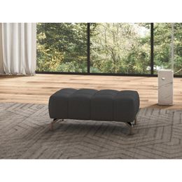 Sit & More sit&more Hocker &raquo;Cool&laquo; mit silberfarbenen F&uuml;&szlig;en blau B/H/T: 102cm x 45cm x 68cm, Chenille