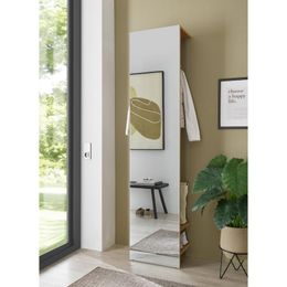 Home Affaire Garderobenschrank &raquo;GiRON/CiTY, Schrank mit Spiegelfront, moderner Kleiderschrank&laquo; mit Kleiderstange, modernes Design, beidseitig ge&ouml;ffnet
