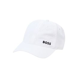 BOSS Green Herren BOSS Green Fitted Cap &raquo;Lach-RS&laquo; Technical Sport Ripstop, UV-Protection, Weite verstellbar, unisex wei&szlig; Einheitsgr&ouml;&szlig;e