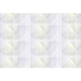 Livingwalls living walls Fototapete &raquo;Walls by Patel Strings 1&laquo; glatt Vlies, Wand, Schr&auml;ge gelb Vlies B/L: 4m x 2,7m