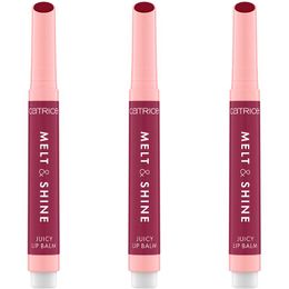 Catrice Damen Lippenbalsam &raquo;MELT & SHINE JUICY LIP BALM&laquo; zartschmelzender Lippenbalsam f&uuml;r voller aussehende Lippen lila Einheitsgr&ouml;&szlig;e