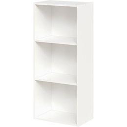 FMD B&uuml;cherregal &raquo;Bitz&laquo; offene F&auml;cher, variable Einlegeb&ouml;den, Breite: 44,4 oder 71,2 cm Holzwerkstoff B/H/T: 44,4cm x 101,6cm x 28cm, 3 Stk. offene 
