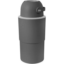 Chicco Windeleimer &raquo;Teleskop, Odour off XL&laquo; inklusive 1 Pck. M&uuml;llbeutel Odour Off und einem M&uuml;llbeutelspender grau B/H/T: 63cm Windeleimer